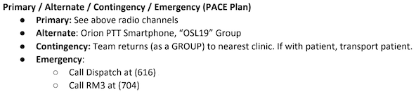 Pace Plan